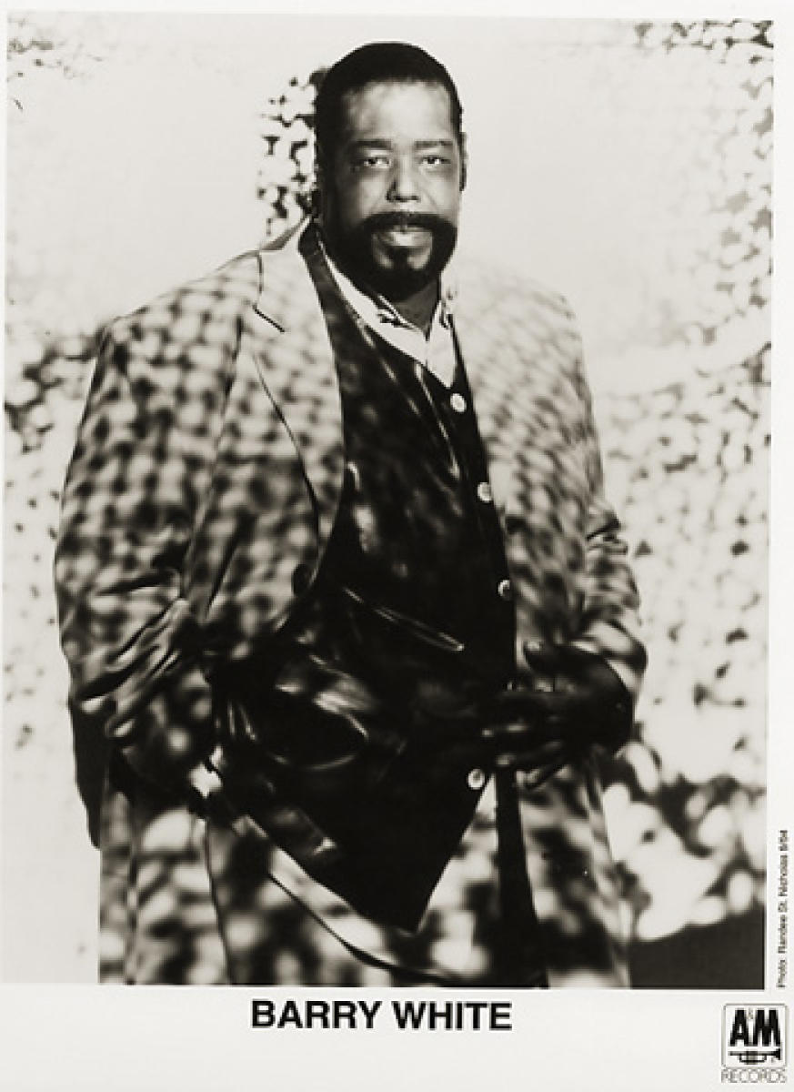 Barry White Vintage Concert Photo Promo Print at Wolfgang's
