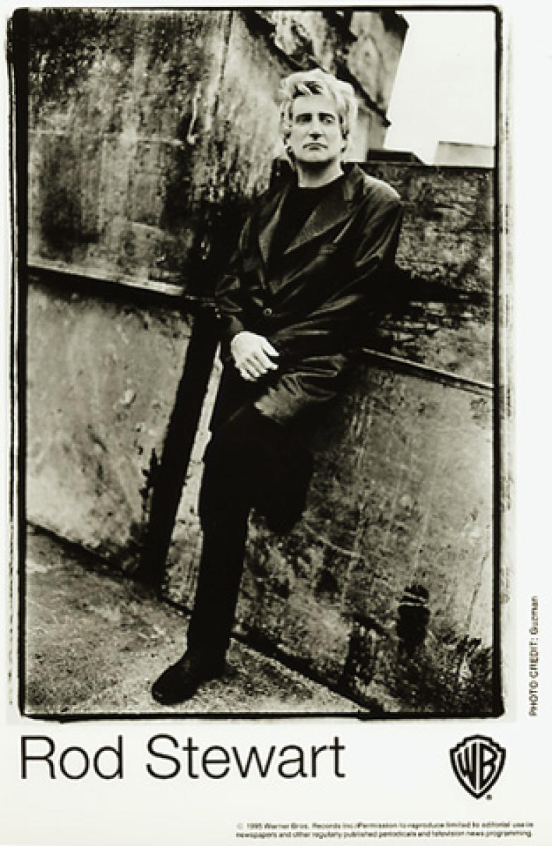 Rod Stewart Vintage Concert Photo Promo Print at Wolfgang's