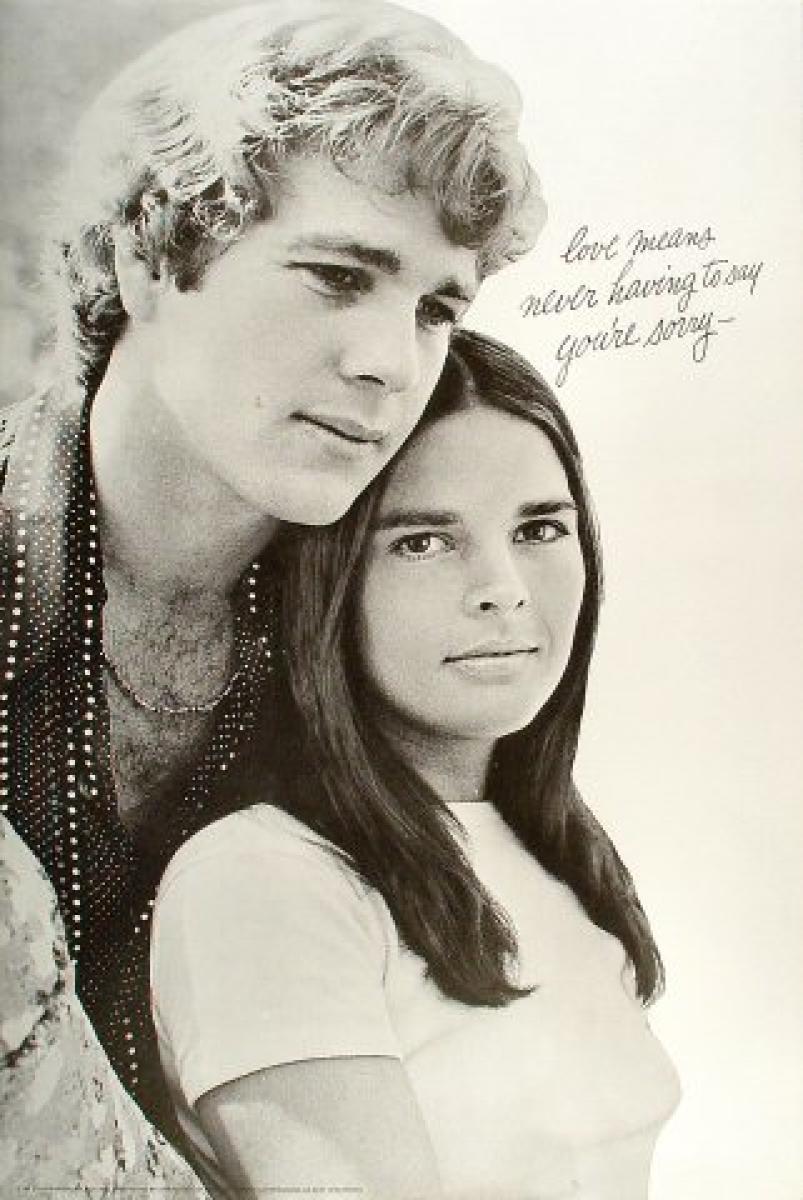 Love Story Vintage Concert Poster, 1971 at Wolfgang's