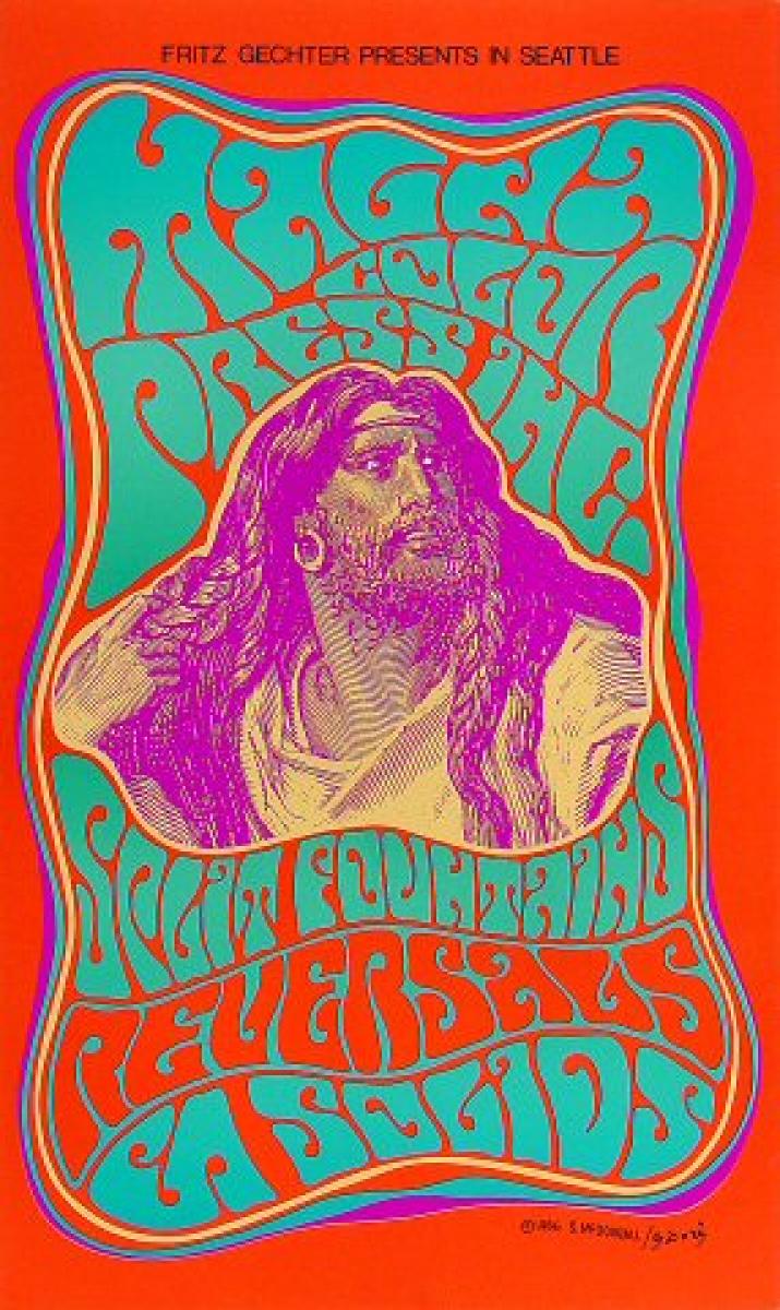 Magna Color Pressing Vintage Concert Postcard from Seattle, 1986 at ...