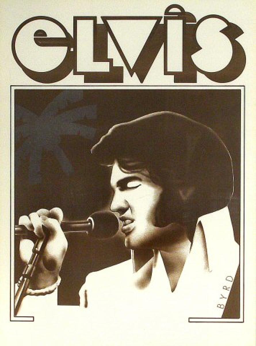 Elvis Presley Posters Elvis Presley Vintage Concert Poster, 1973 At