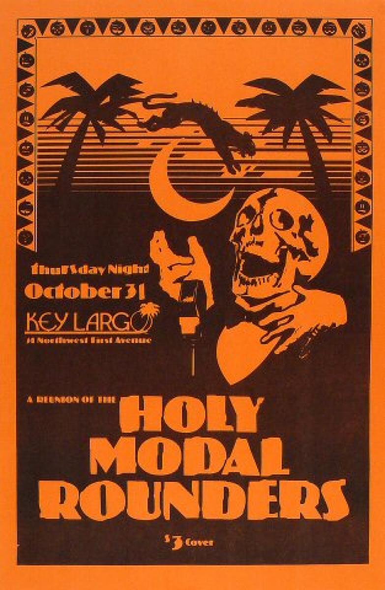 The Holy Modal Rounders Vintage Concert Poster from Key Largo ...