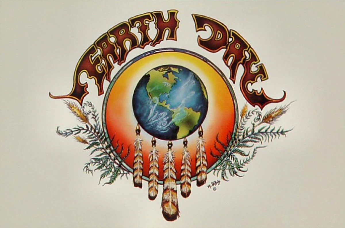 Earth Day Vintage Concert Postcard, 1990 at Wolfgang's