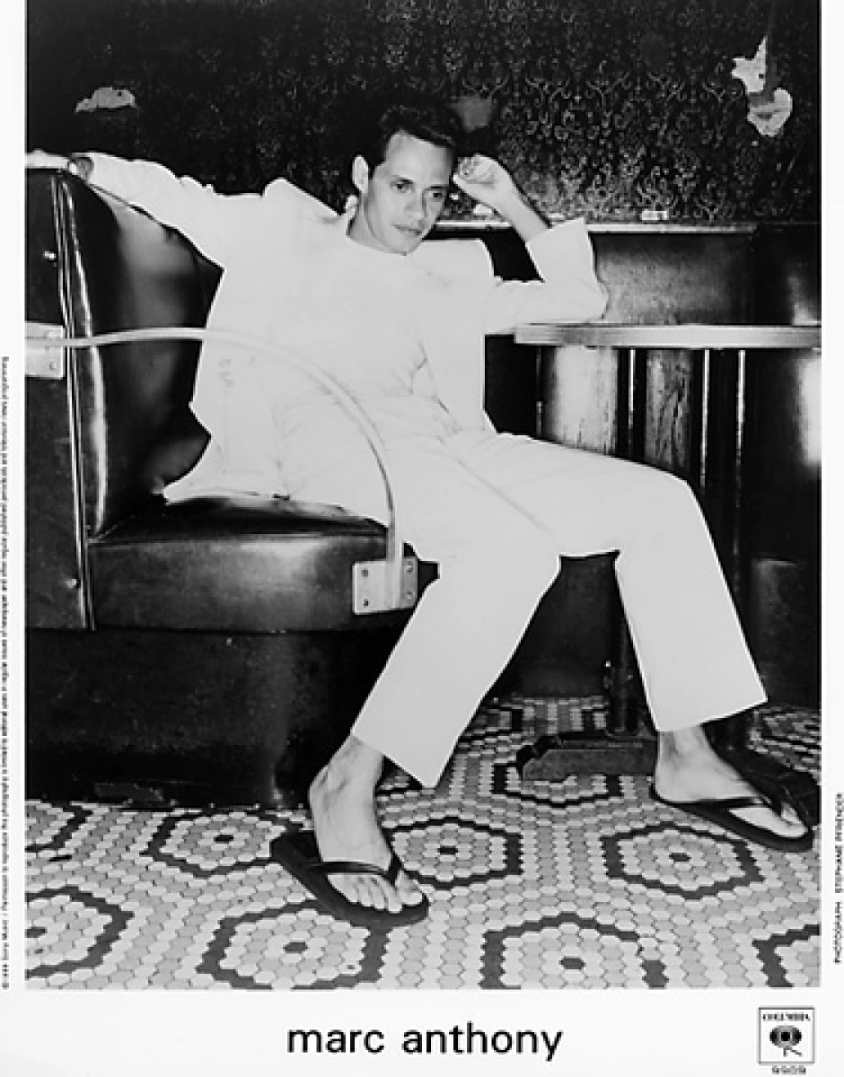 Marc Anthony Vintage Concert Photo Promo Print, 1999 at Wolfgang's