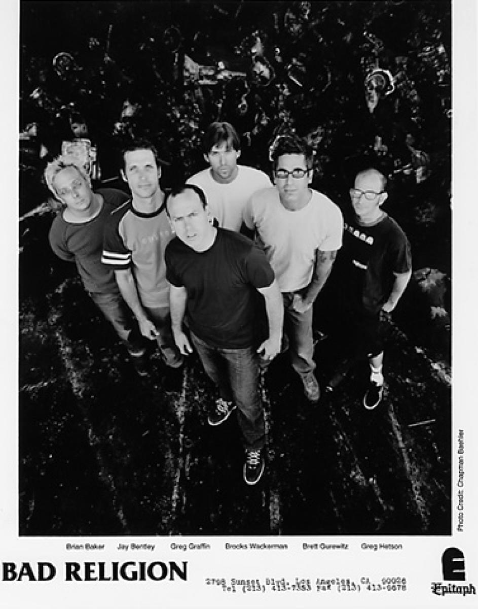 Bad Religion Vintage Concert Photo Promo Print at Wolfgang's