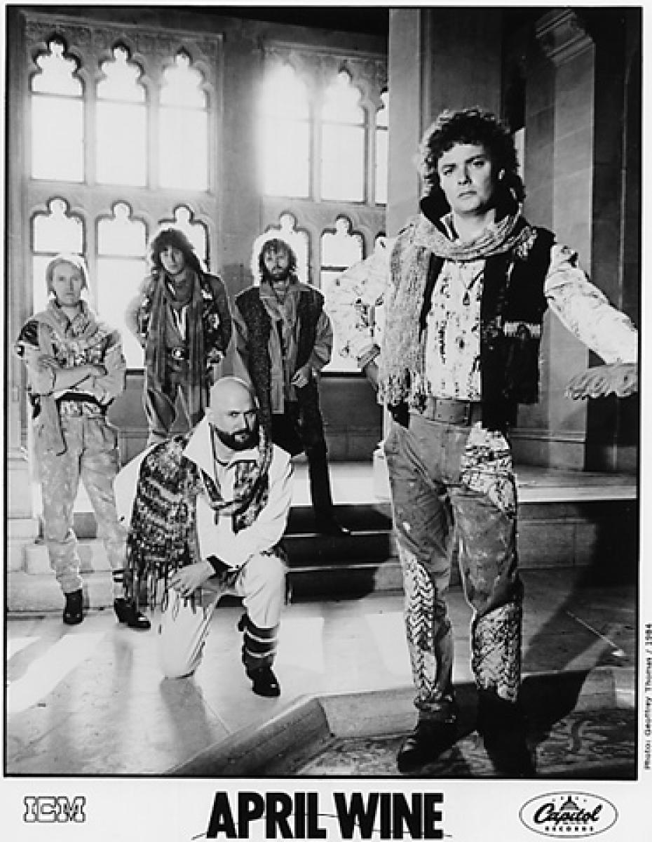 April Wine Vintage Concert Photo Promo Print, 1984 at Wolfgang's