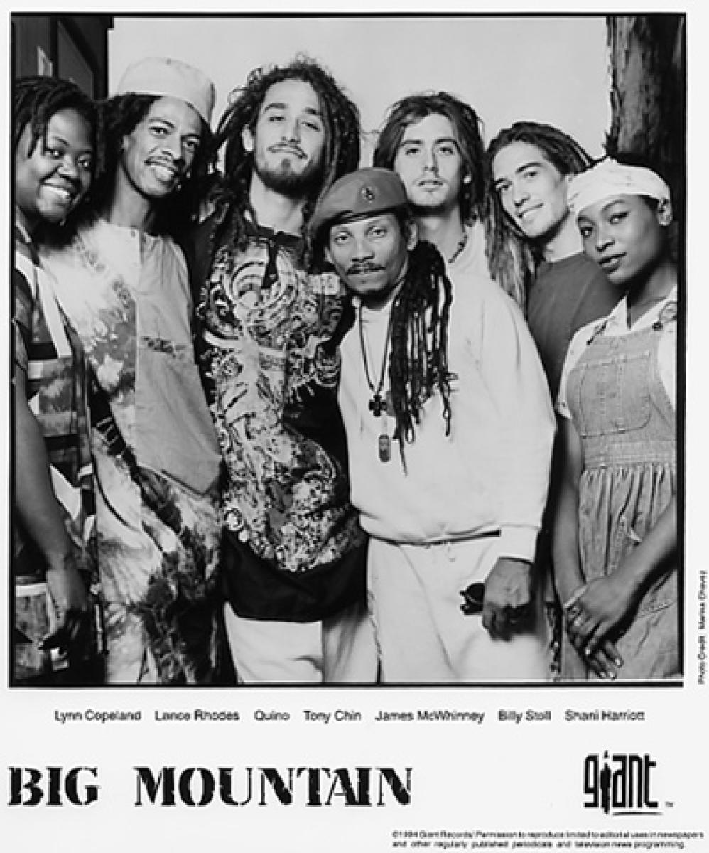 Big Mountain Vintage Concert Photo Promo Print, 1994 at Wolfgang's