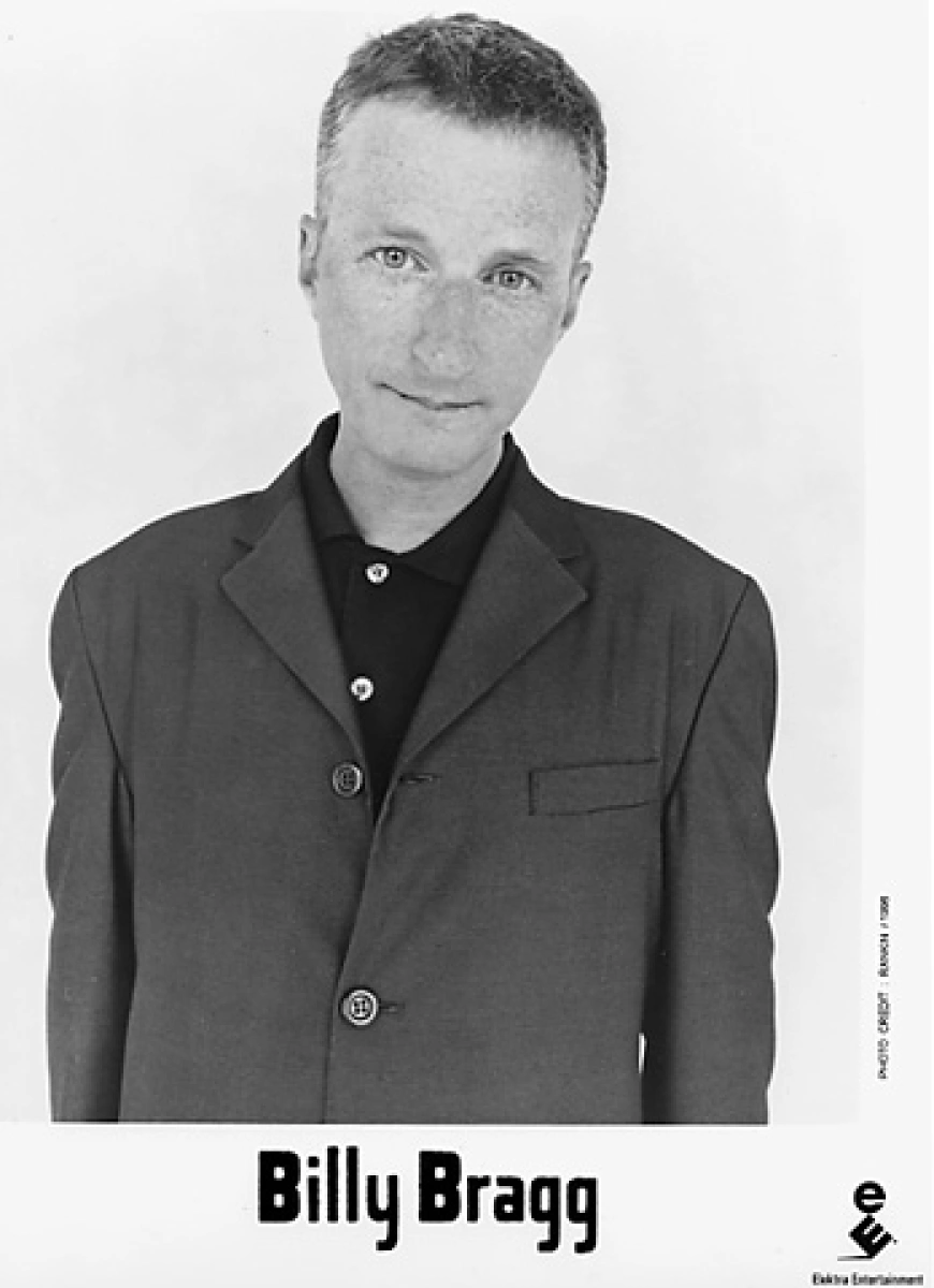 Billy Bragg Vintage Concert Photo Promo Print, 1996 at Wolfgang's