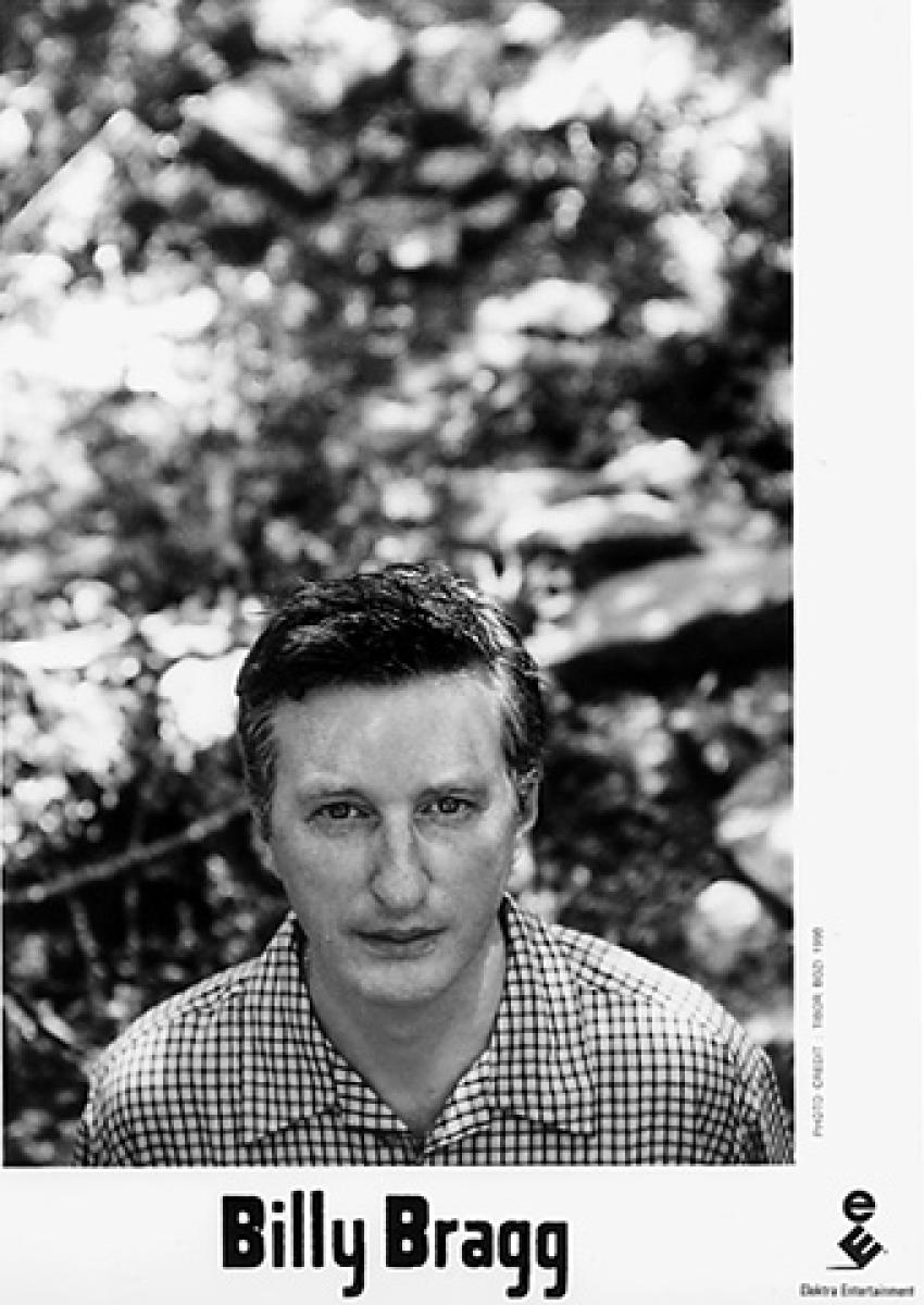 Billy Bragg Vintage Concert Photo Promo Print, 1998 at Wolfgang's