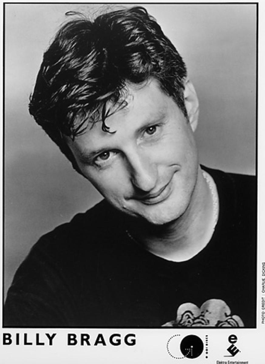 Billy Bragg Vintage Concert Photo Promo Print at Wolfgang's