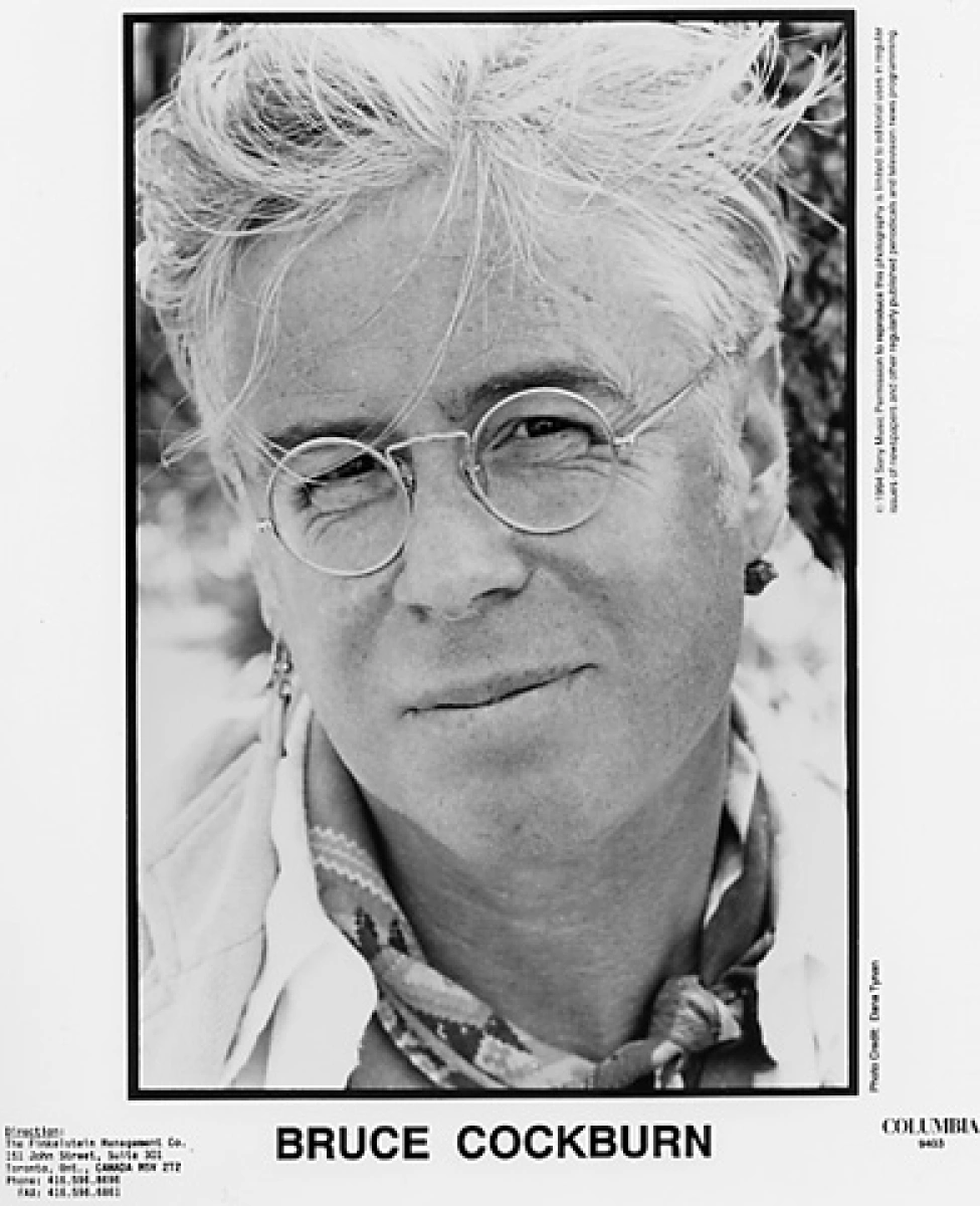 Bruce Cockburn Vintage Concert Photo Promo Print, 1994 at Wolfgang's