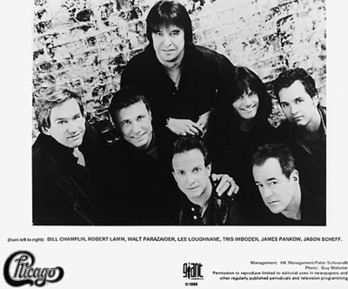 Chicago Vintage Concert Photo Promo Print, 1995 at Wolfgang's