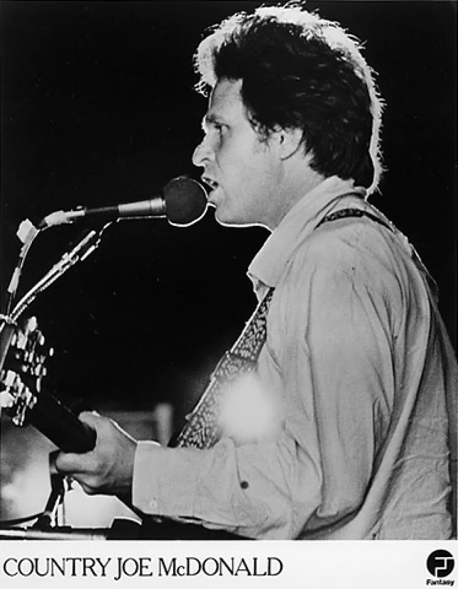 Country Joe McDonald Vintage Concert Photo Promo Print at Wolfgang's