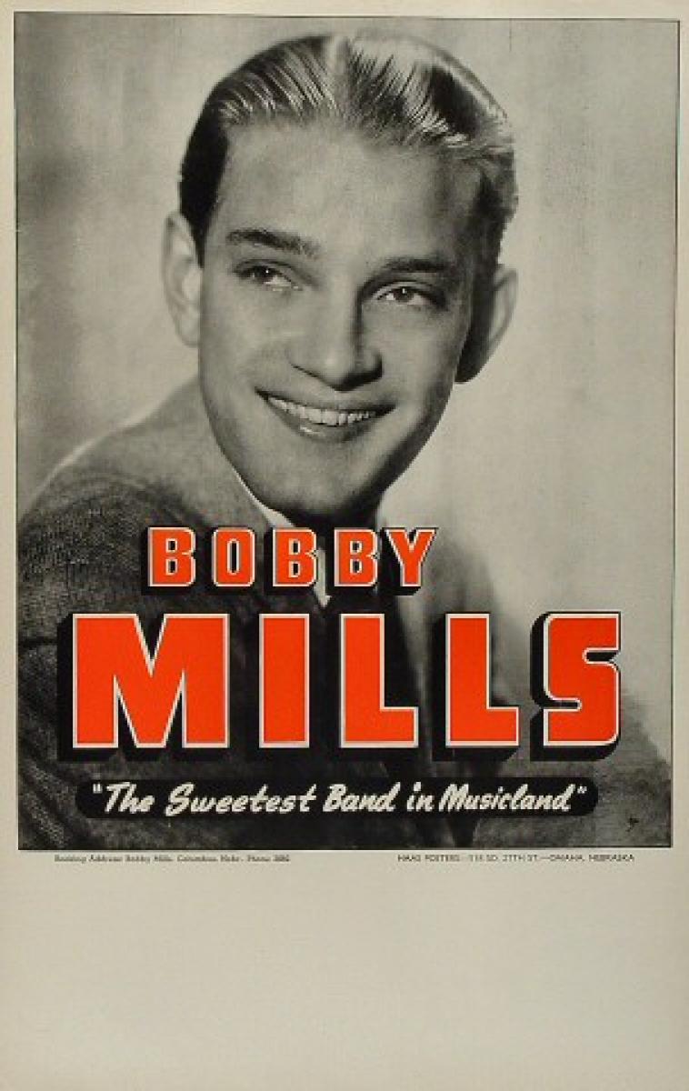 Bobby Mills Vintage Concert Poster at Wolfgang's