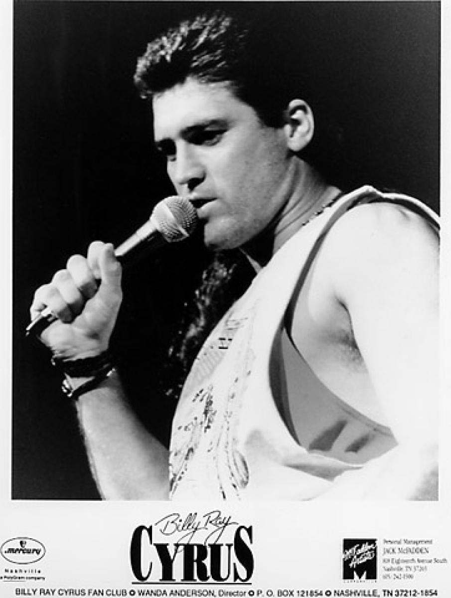 Billy Ray Cyrus Vintage Concert Photo Promo Print at Wolfgang's