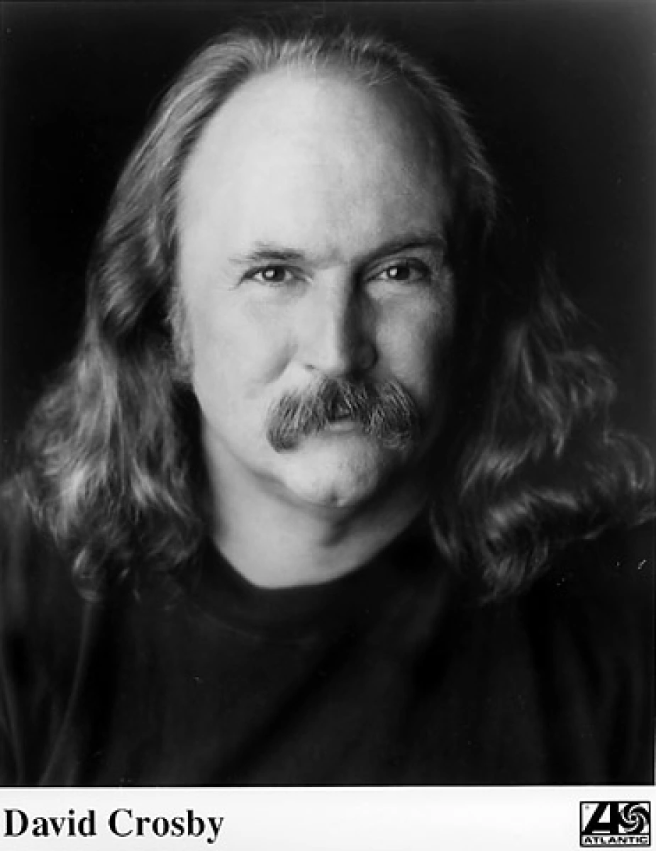 David Crosby Vintage Concert Photo Promo Print at Wolfgang's