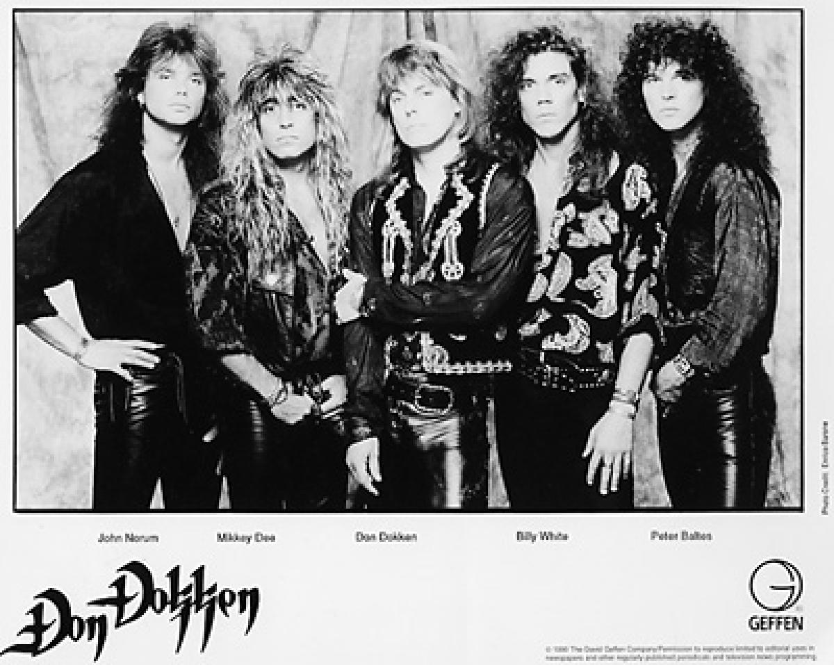 Don Dokken Vintage Concert Photo Promo Print, 1990 at Wolfgang's