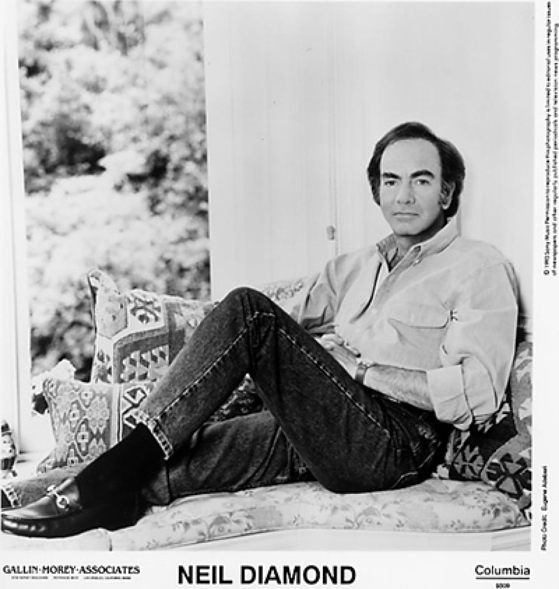 Neil Diamond Vintage Concert Photo Promo Print, 1993 at Wolfgang's