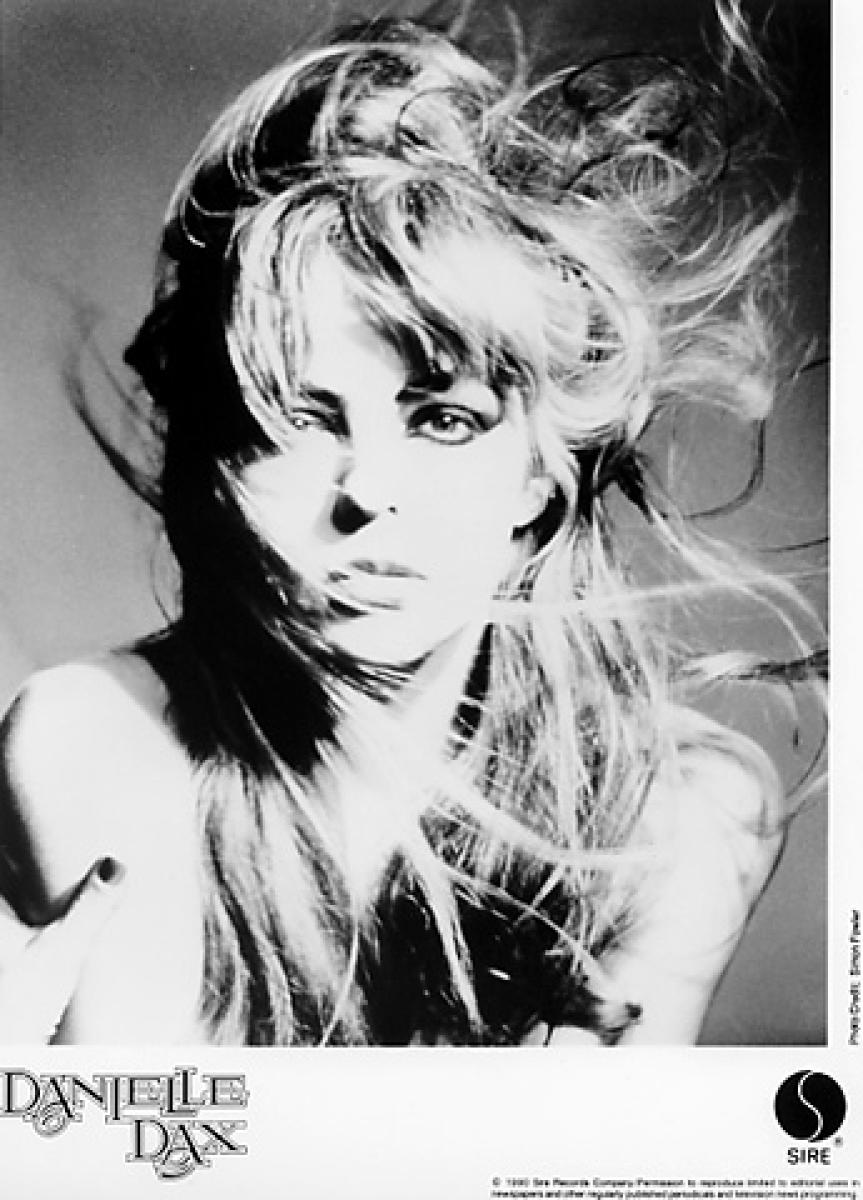 Danielle Dax Vintage Concert Photo Promo Print, 1990 at Wolfgang's