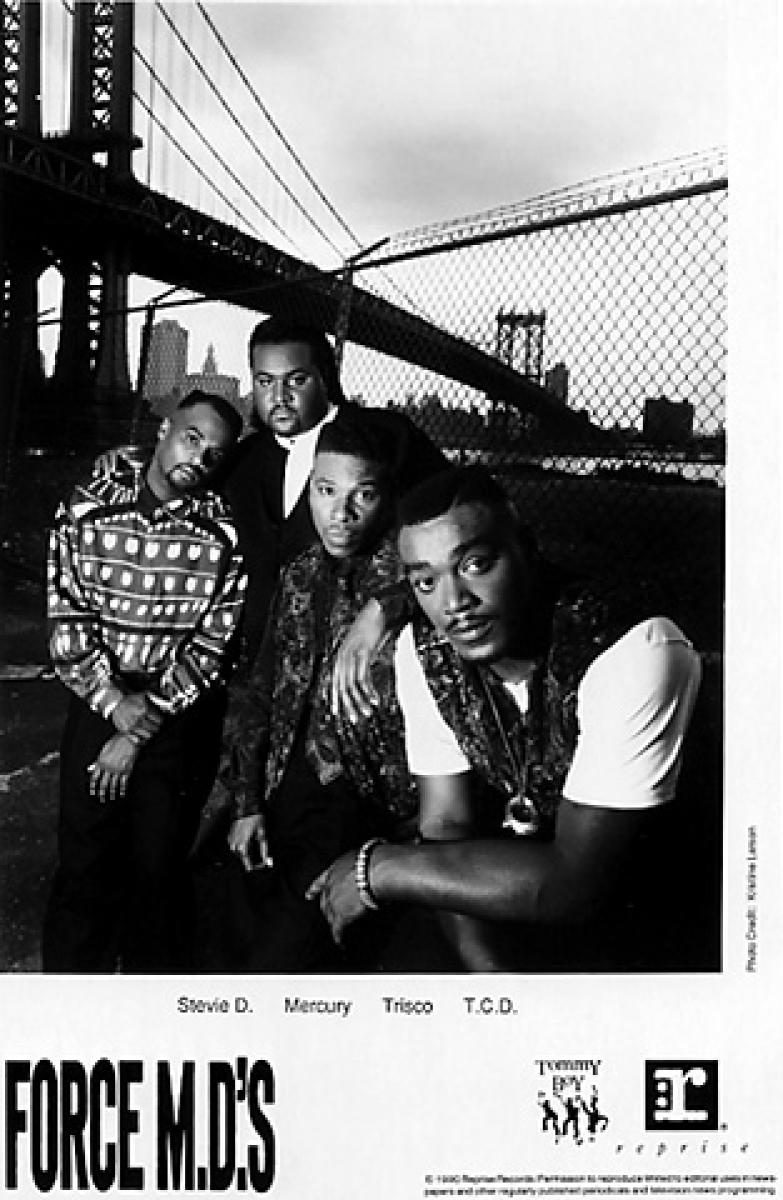 Force M.D.'s Vintage Concert Photo Promo Print, 1990 at Wolfgang's