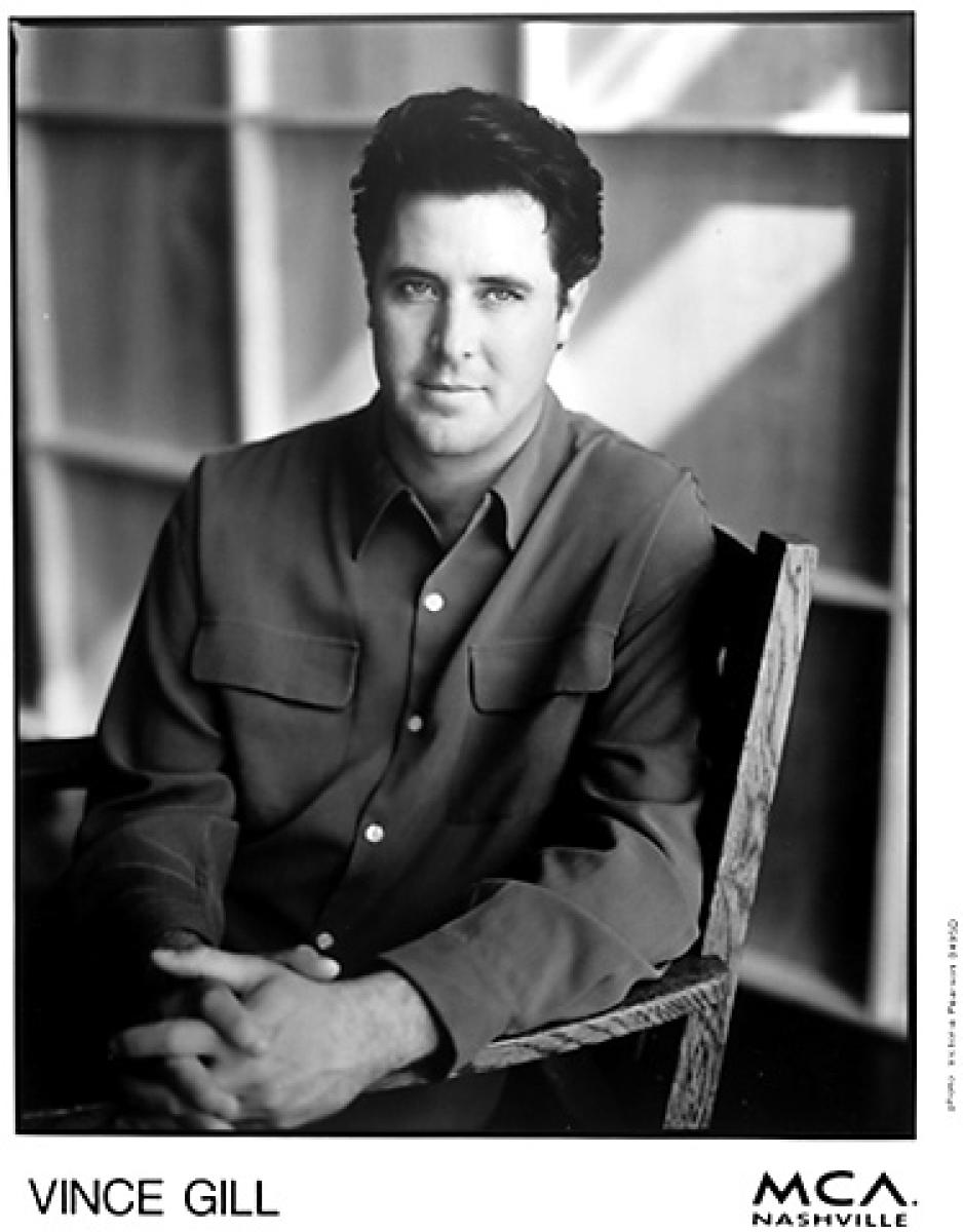 Vince Gill Vintage Concert Photo Promo Print at Wolfgang's