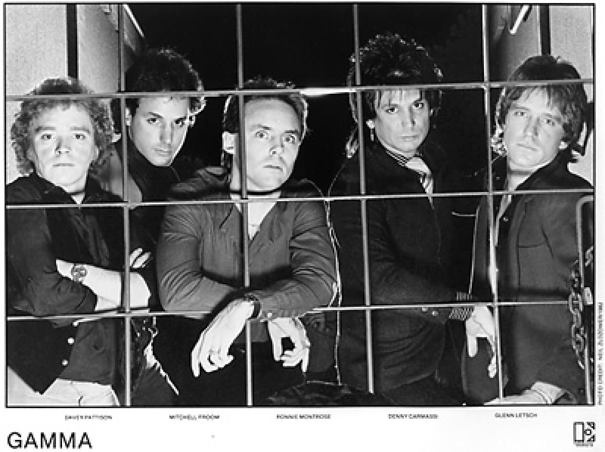 Gamma Vintage Concert Photo Promo Print, 1982 at Wolfgang's