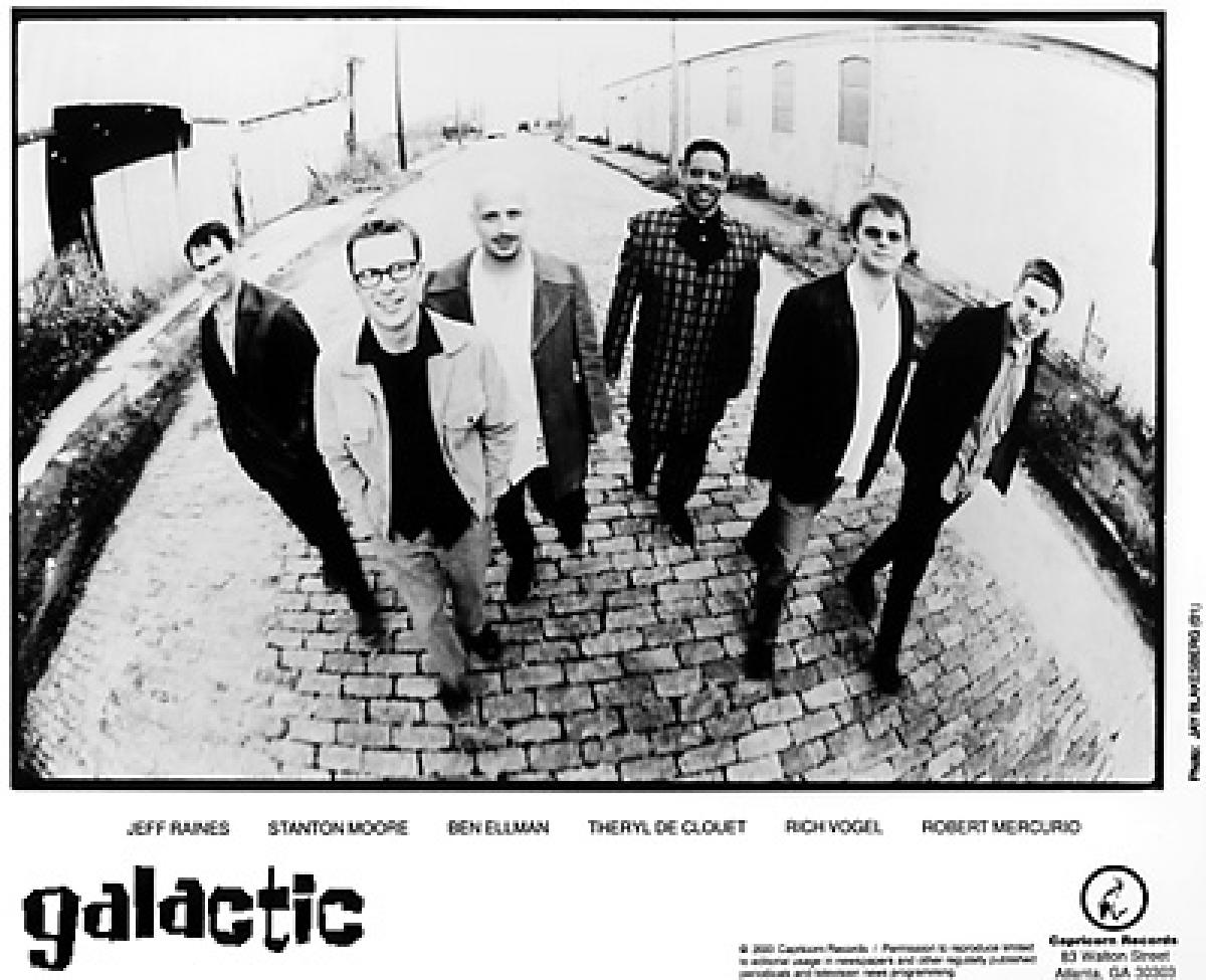 Galactic Vintage Concert Photo Promo Print, 2000 at Wolfgang's