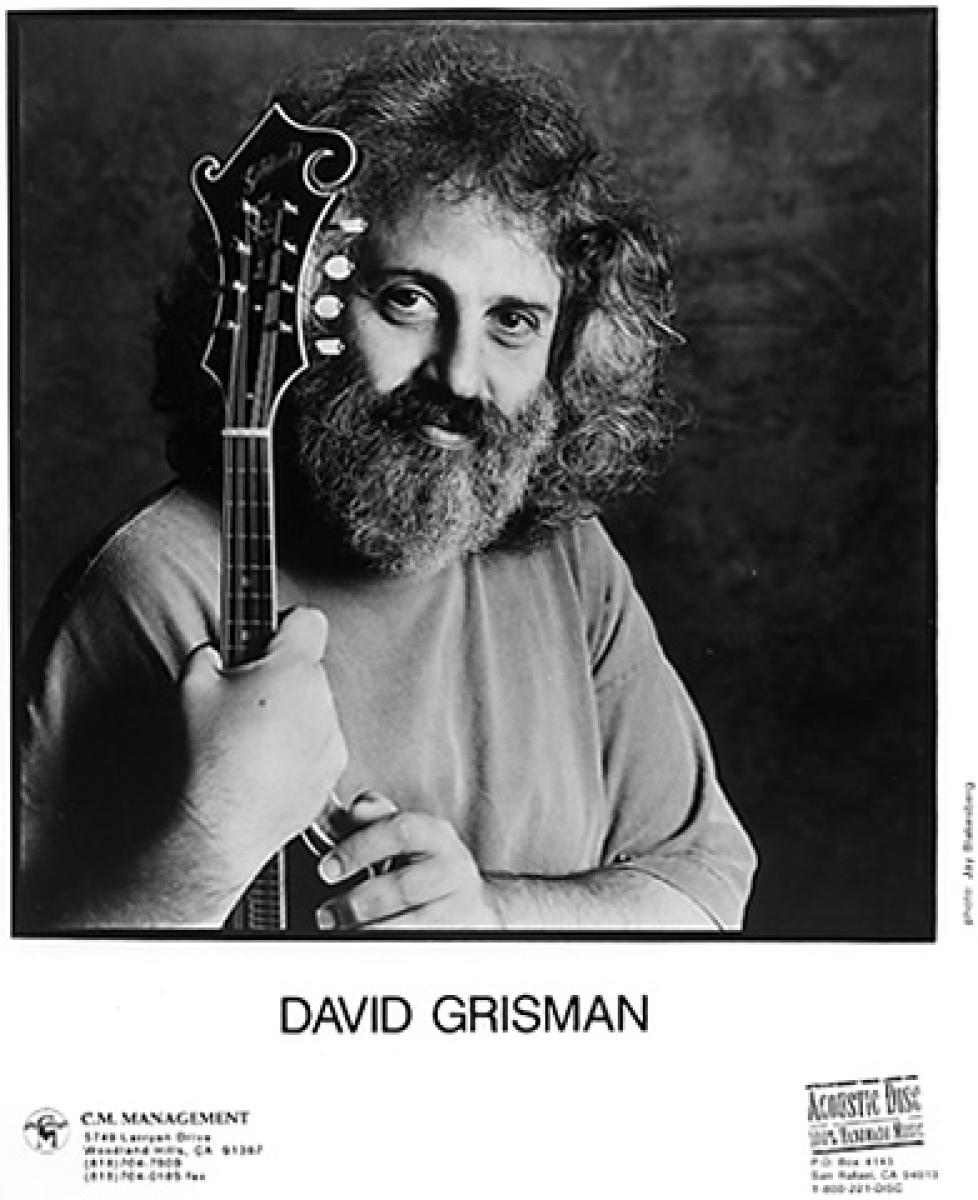 David Grisman Vintage Concert Photo Promo Print at Wolfgang's