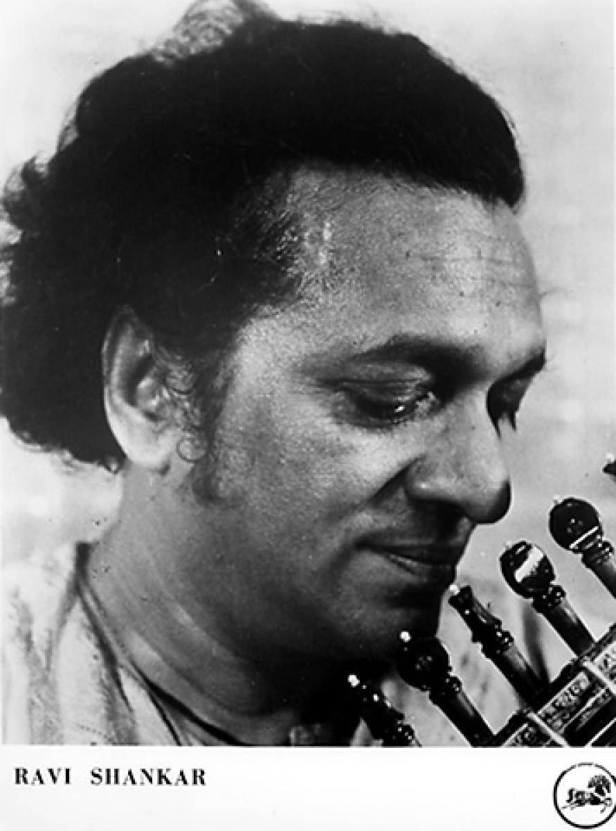 Ravi Shankar Vintage Concert Photo Promo Print at Wolfgang's