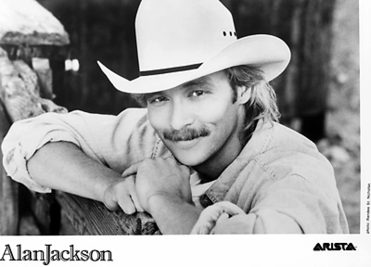 Alan Jackson Vintage Concert Photo Promo Print at Wolfgang's