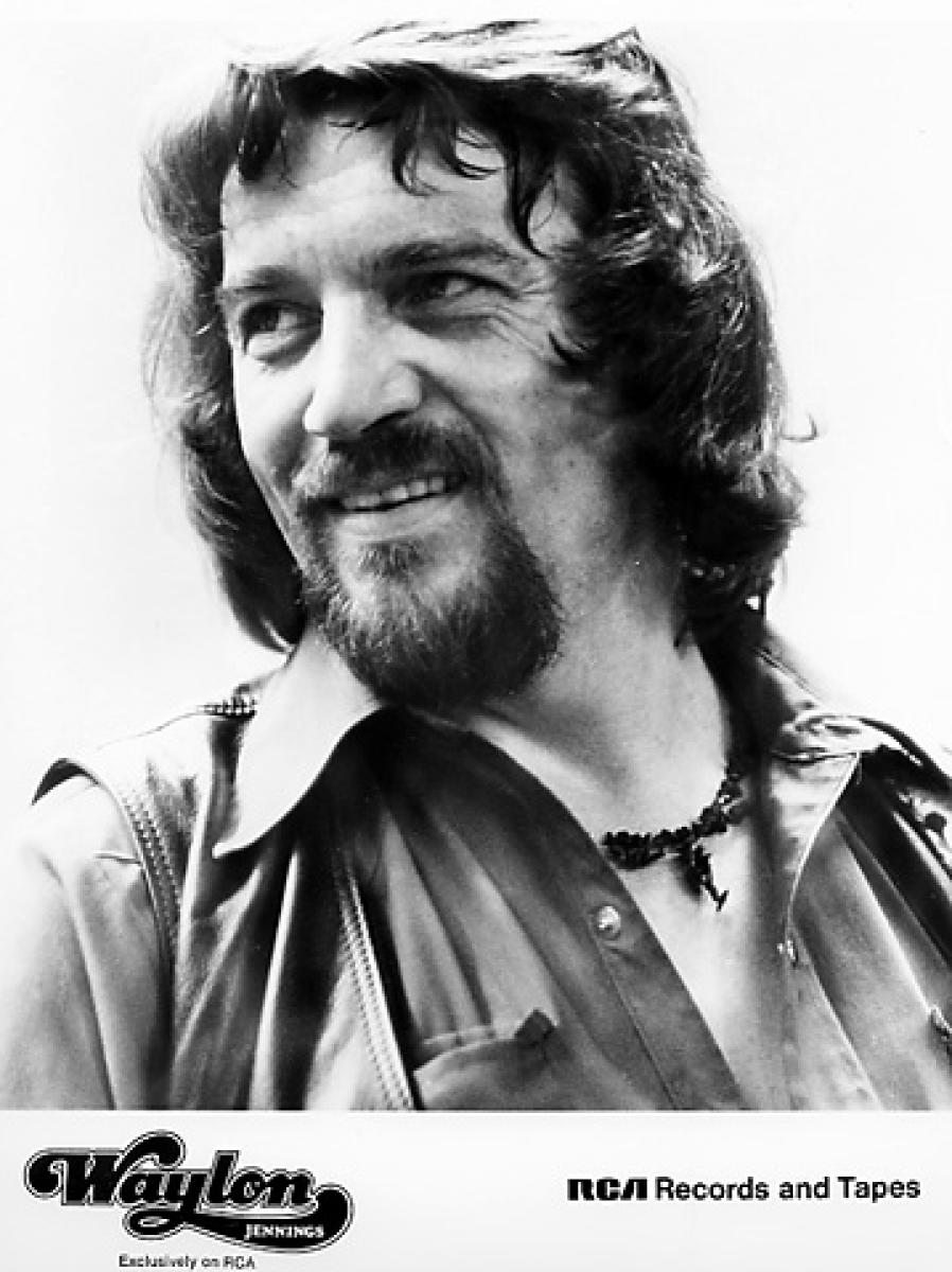 Waylon Jennings Vintage Concert Photo Promo Print at Wolfgang's