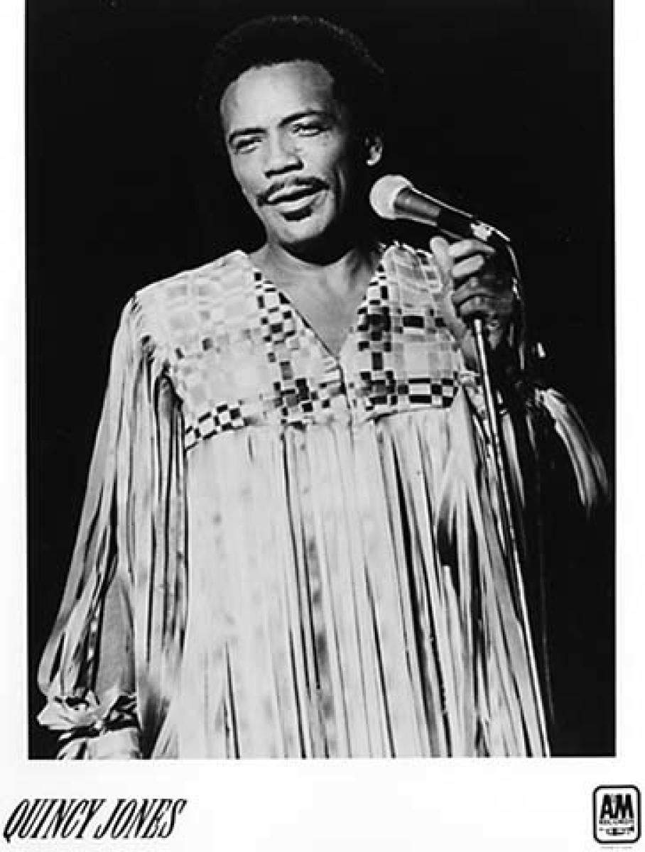 Quincy Jones Vintage Concert Photo Promo Print at Wolfgang's