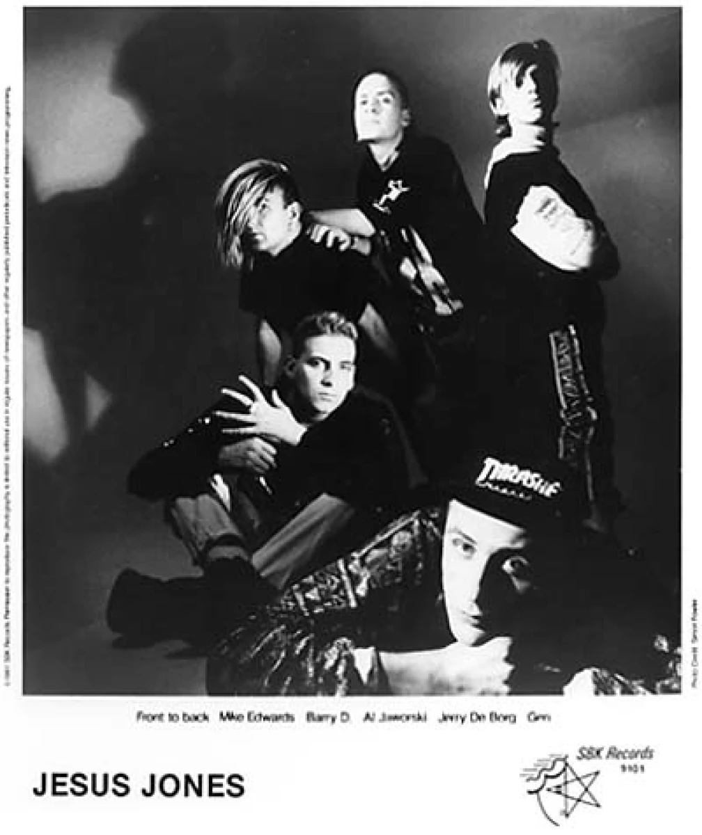 Jesus Jones Vintage Concert Photo Promo Print, 1991 at Wolfgang's