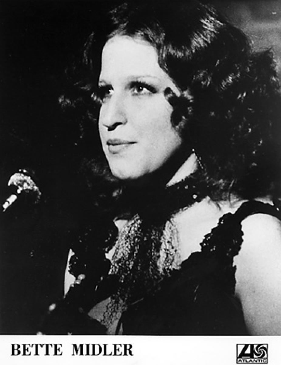 Bette Midler Vintage Concert Photo Promo Print at Wolfgang's