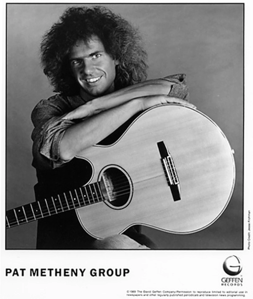 Pat Metheny Vintage Concert Photo Promo Print, 1989 at Wolfgang's
