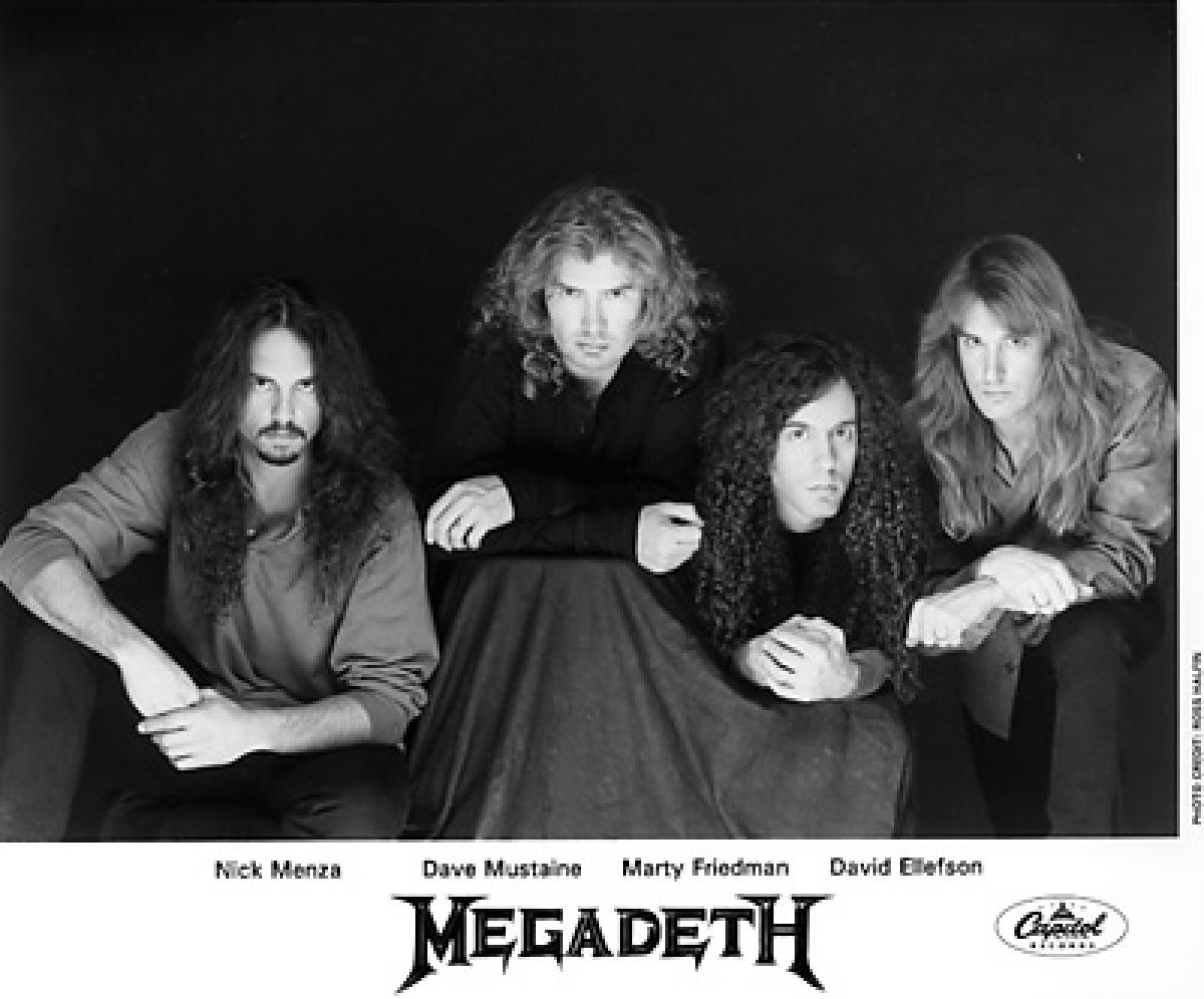 Megadeth Vintage Concert Photo Promo Print at Wolfgang's