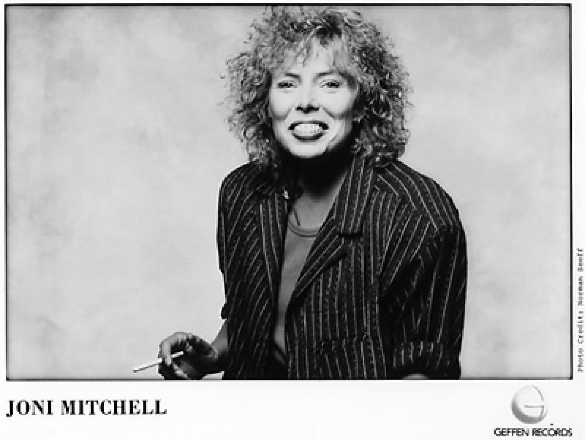 Joni Mitchell Vintage Concert Photo Promo Print at Wolfgang's