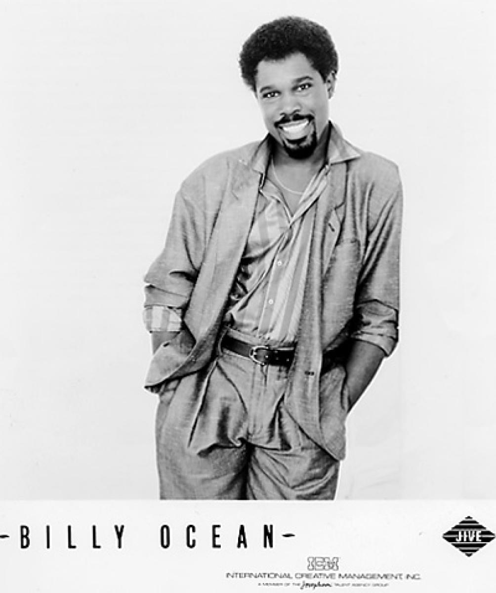 Billy Ocean Vintage Concert Photo Promo Print at Wolfgang's