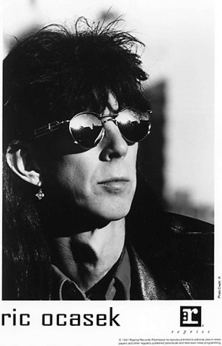 Ric Ocasek Vintage Concert Photo Promo Print, 1991 at Wolfgang's