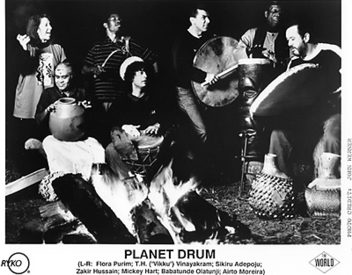 Mickey Hart & Planet Drum Vintage Concert Photo Promo Print at Wolfgang's