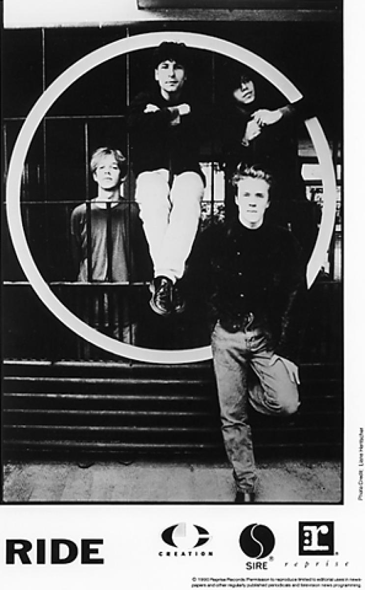 Ride Vintage Concert Photo Promo Print, 1990 at Wolfgang's