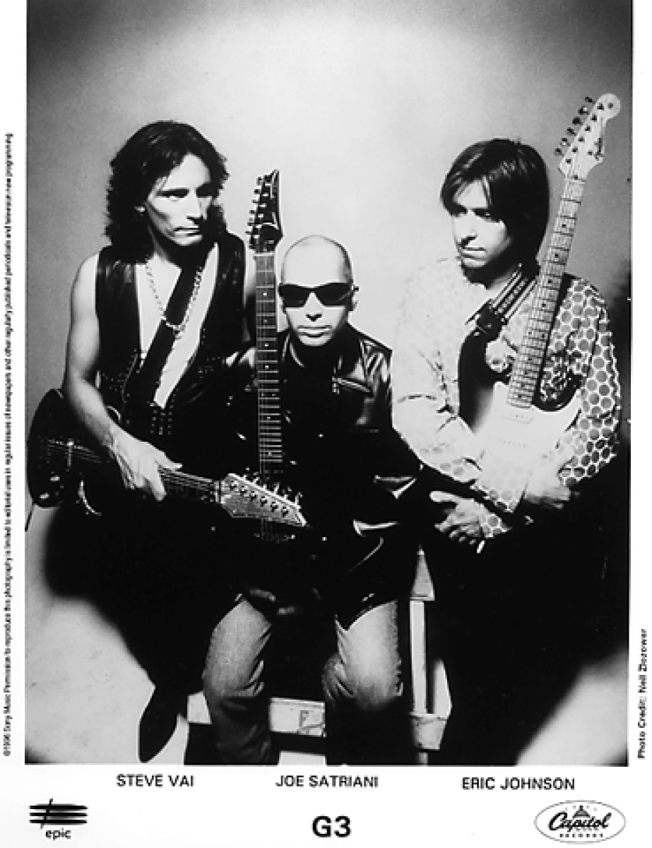 G3 Vintage Concert Photo Promo Print, 1996 at Wolfgang's