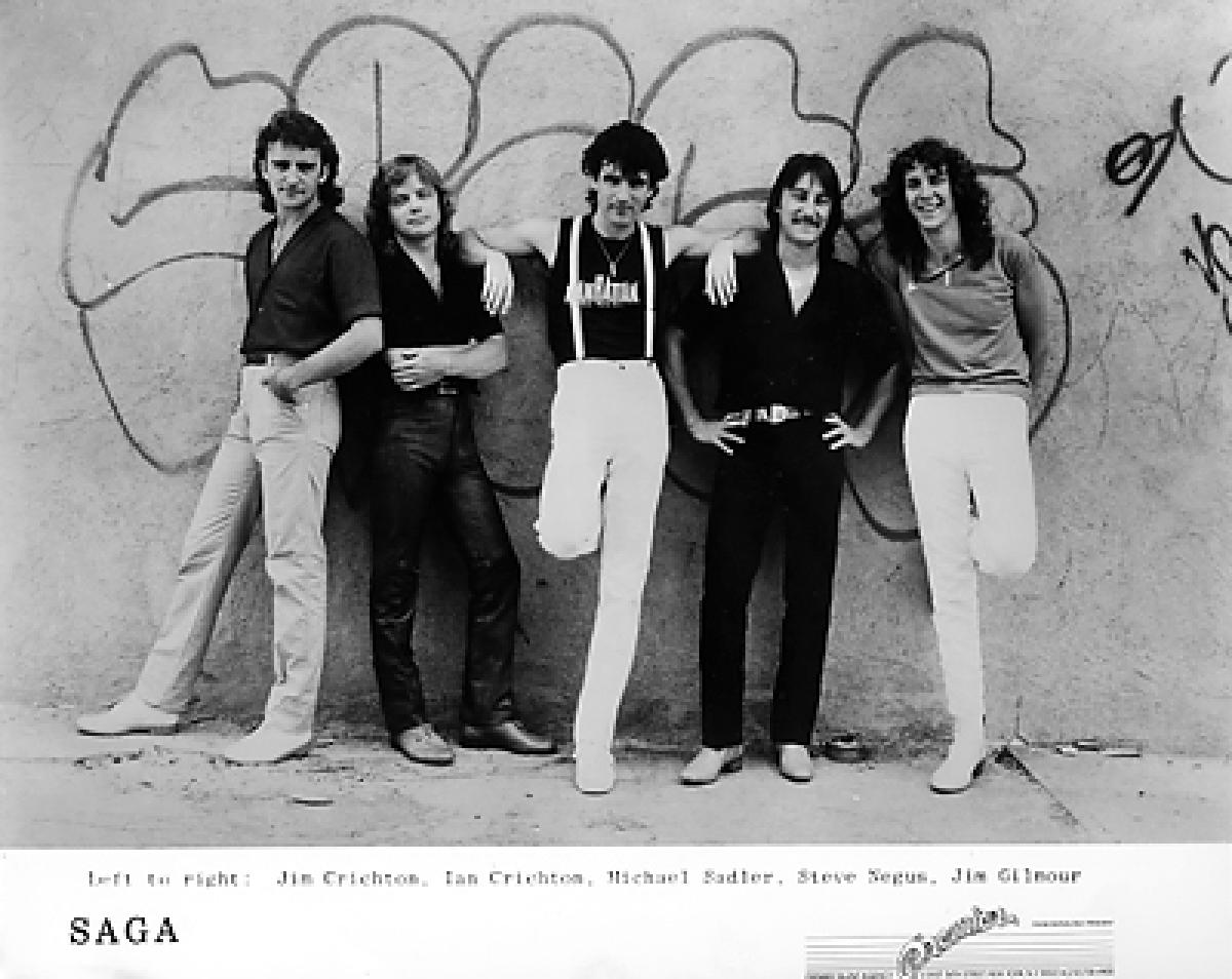 Saga Vintage Concert Photo Promo Print at Wolfgang's
