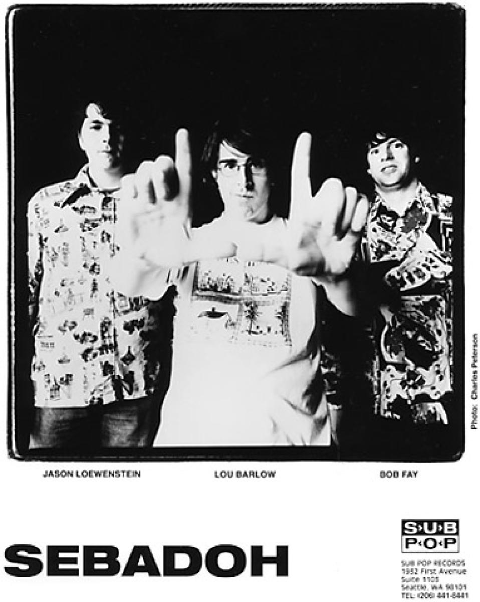 Sebadoh Vintage Concert Photo Promo Print at Wolfgang's