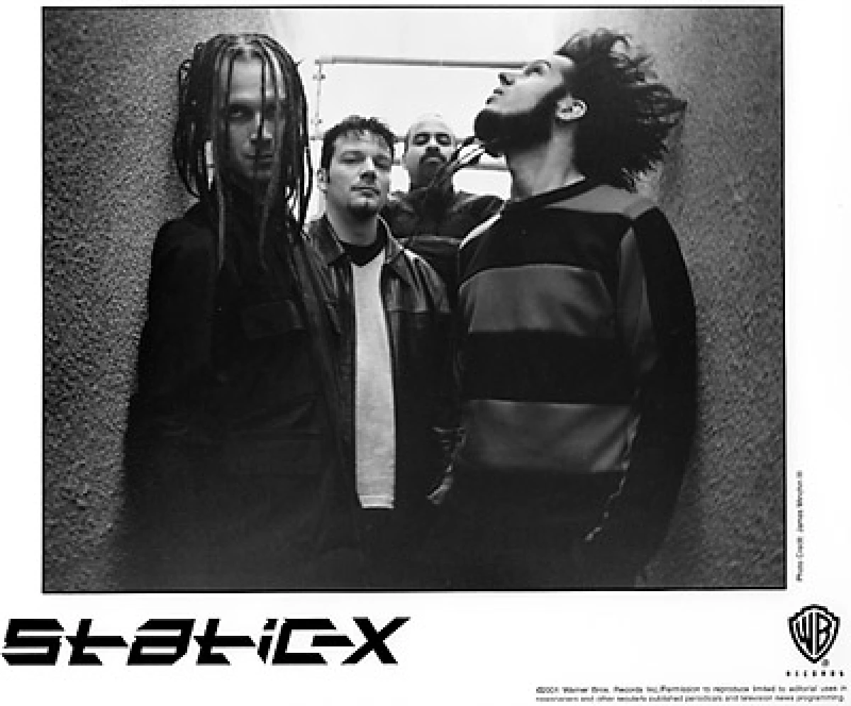 Static-X Vintage Concert Photo Promo Print, 2001 at Wolfgang's