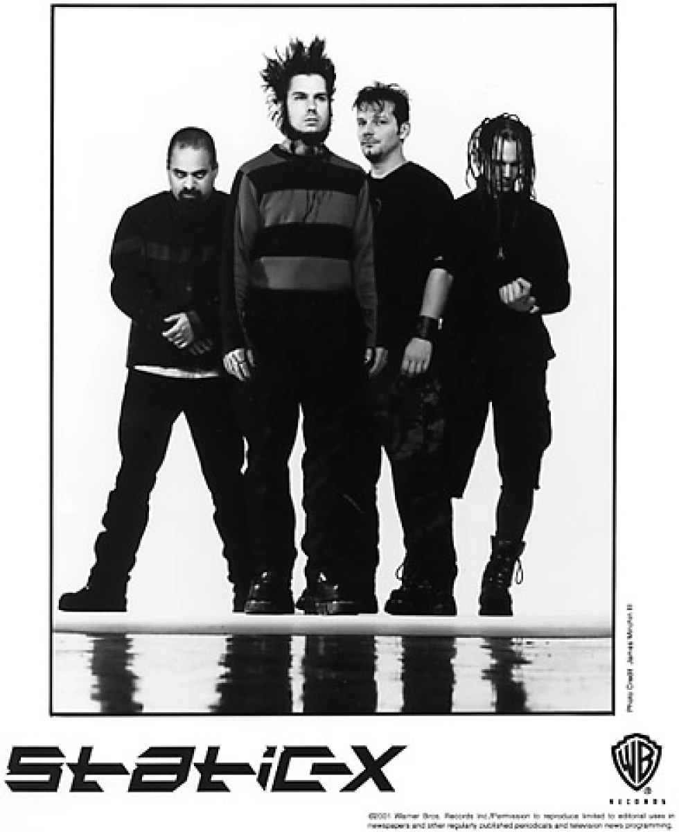 Static-X Vintage Concert Photo Promo Print, 2001 at Wolfgang's