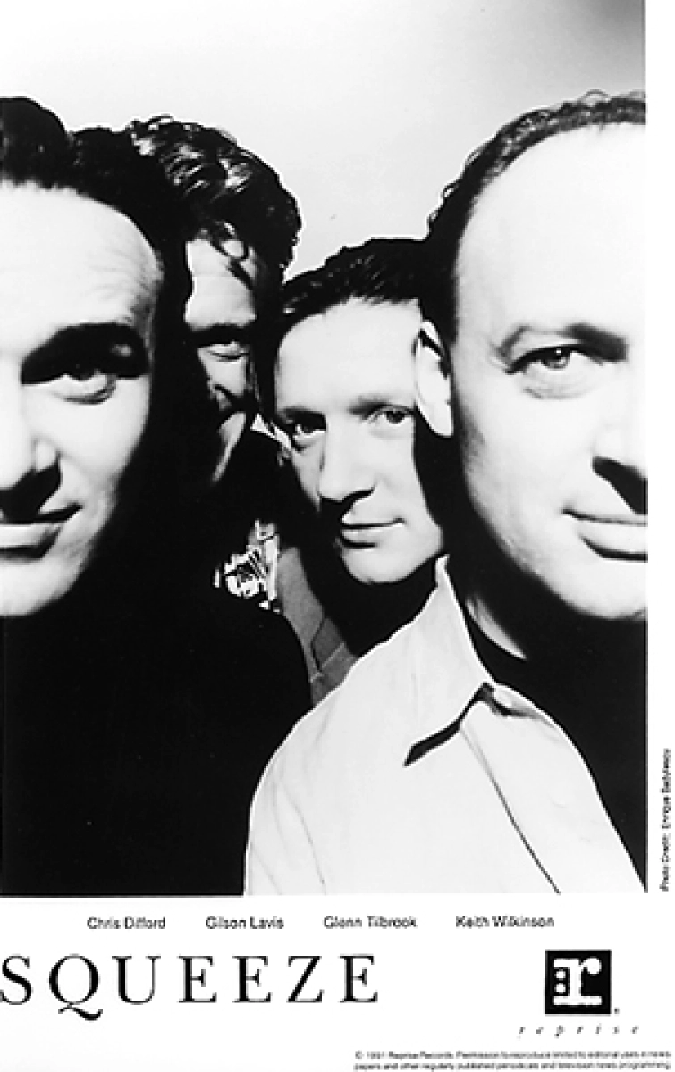 Squeeze Vintage Concert Photo Promo Print, 1991 at Wolfgang's