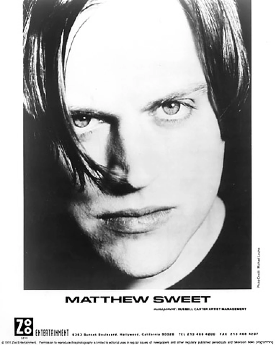 Matthew Sweet Vintage Concert Photo Promo Print, 1991 at Wolfgang's