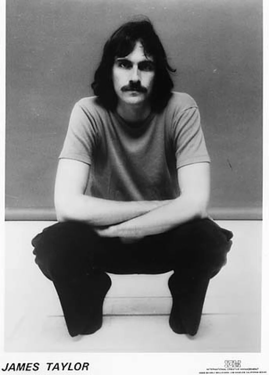 James Taylor Vintage Concert Photo Promo Print at Wolfgang's