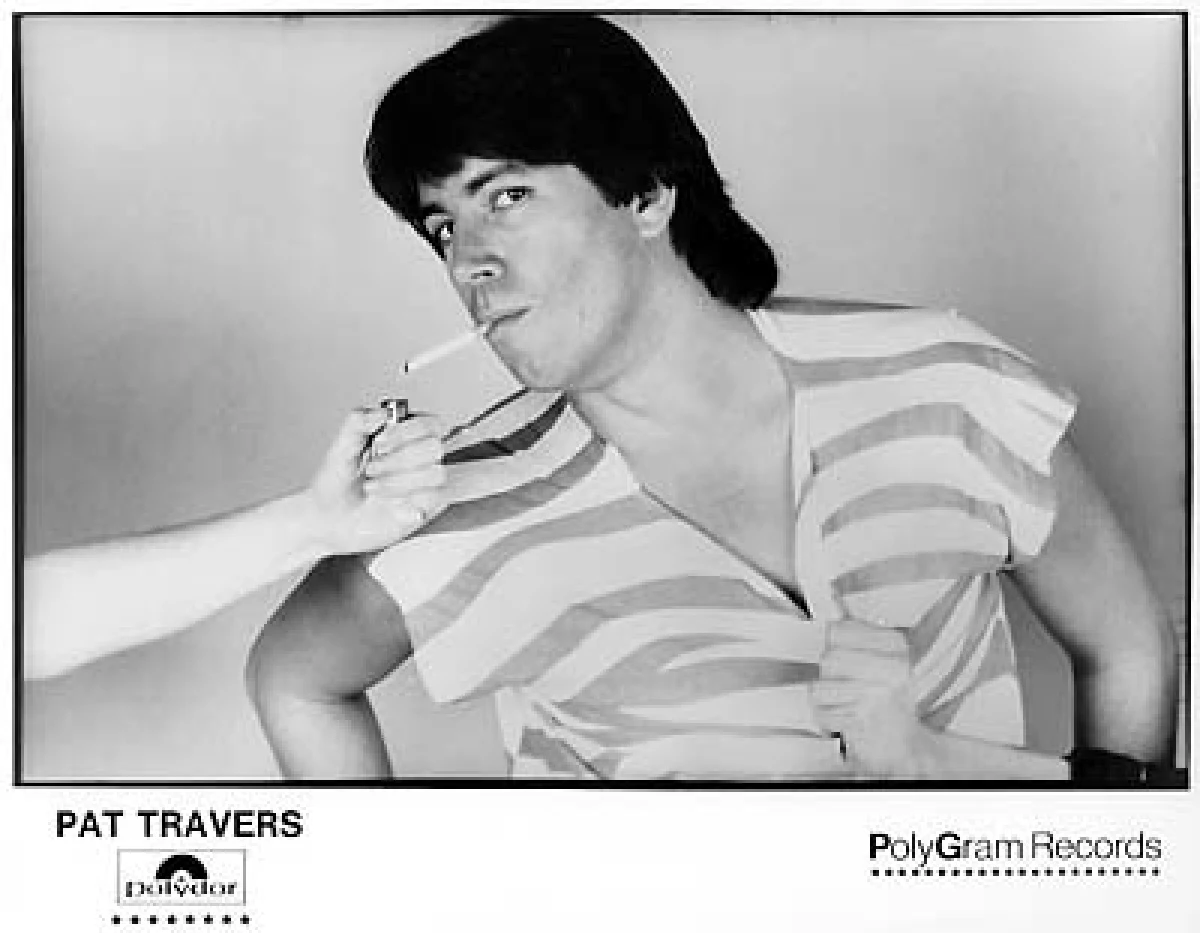 Pat Travers Vintage Concert Photo Promo Print at Wolfgang's